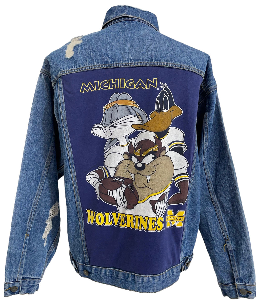 University of Michigan Wolverines Denim Jacket with back Inset – MBI ...